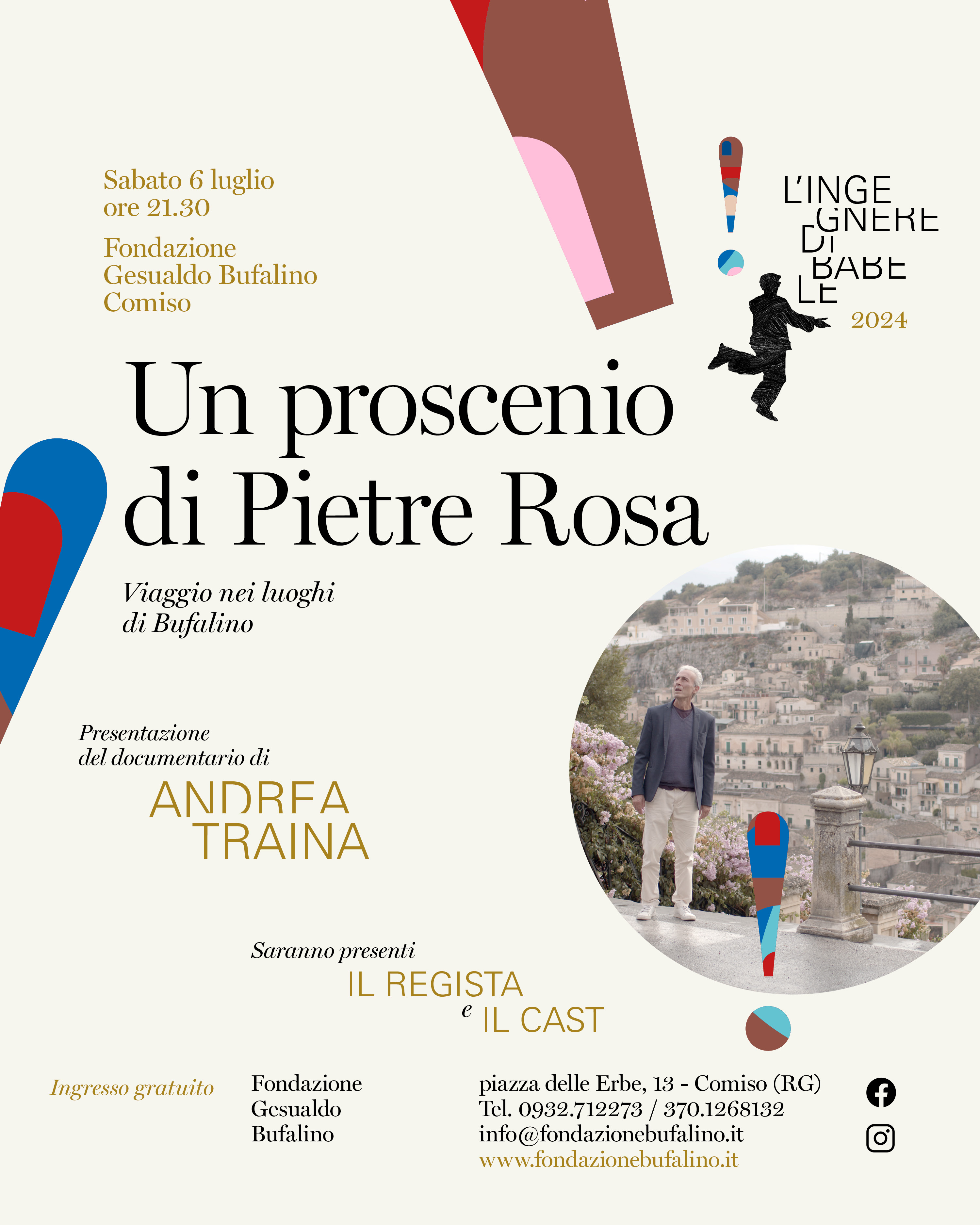 Un proscenio di pietre rosa | Fondazione Gesualdo Bufalino